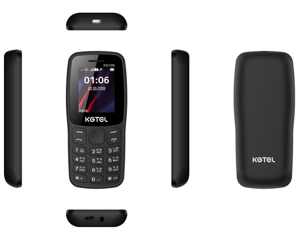 KGTEL 106 Keypad Phone | Dual Sim | Wireless | FM | TFC Card support ...