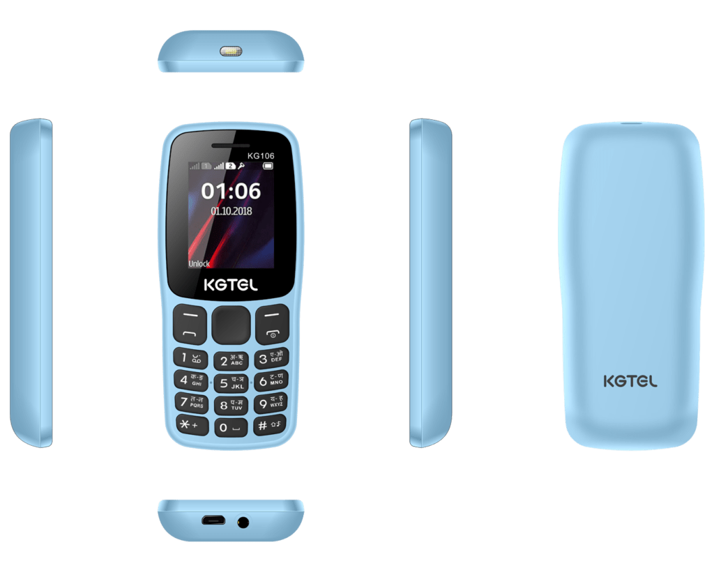 KGTEL 106 Keypad Phone | Dual Sim | Wireless | FM | TFC Card support ...