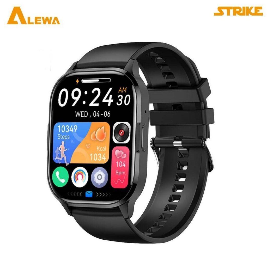 Alewa Strike Amoled Smartwatch 2.01" Large Display | Bluetooth Calling ...